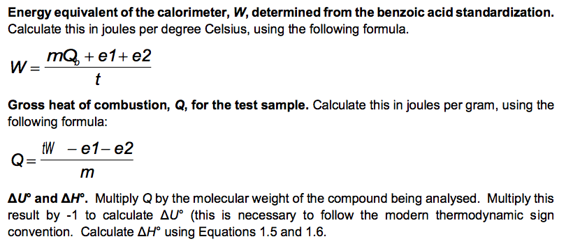 Solved Bomb Calorimetry Lab for Thermodynamics, Answer all | Chegg.com
