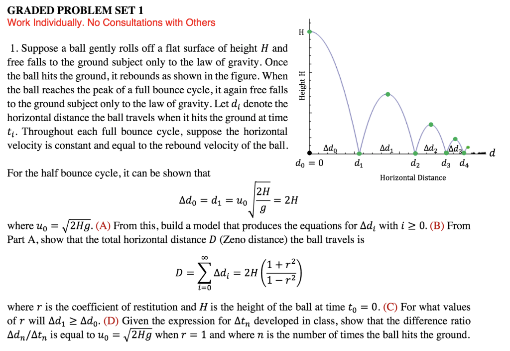 Solved GRADED PROBLEM SET 1 Work Individually. No | Chegg.com