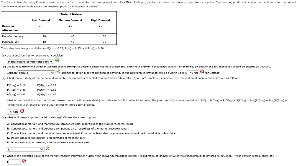Solved The Gorman Manufacturing Company must decide whether | Chegg.com