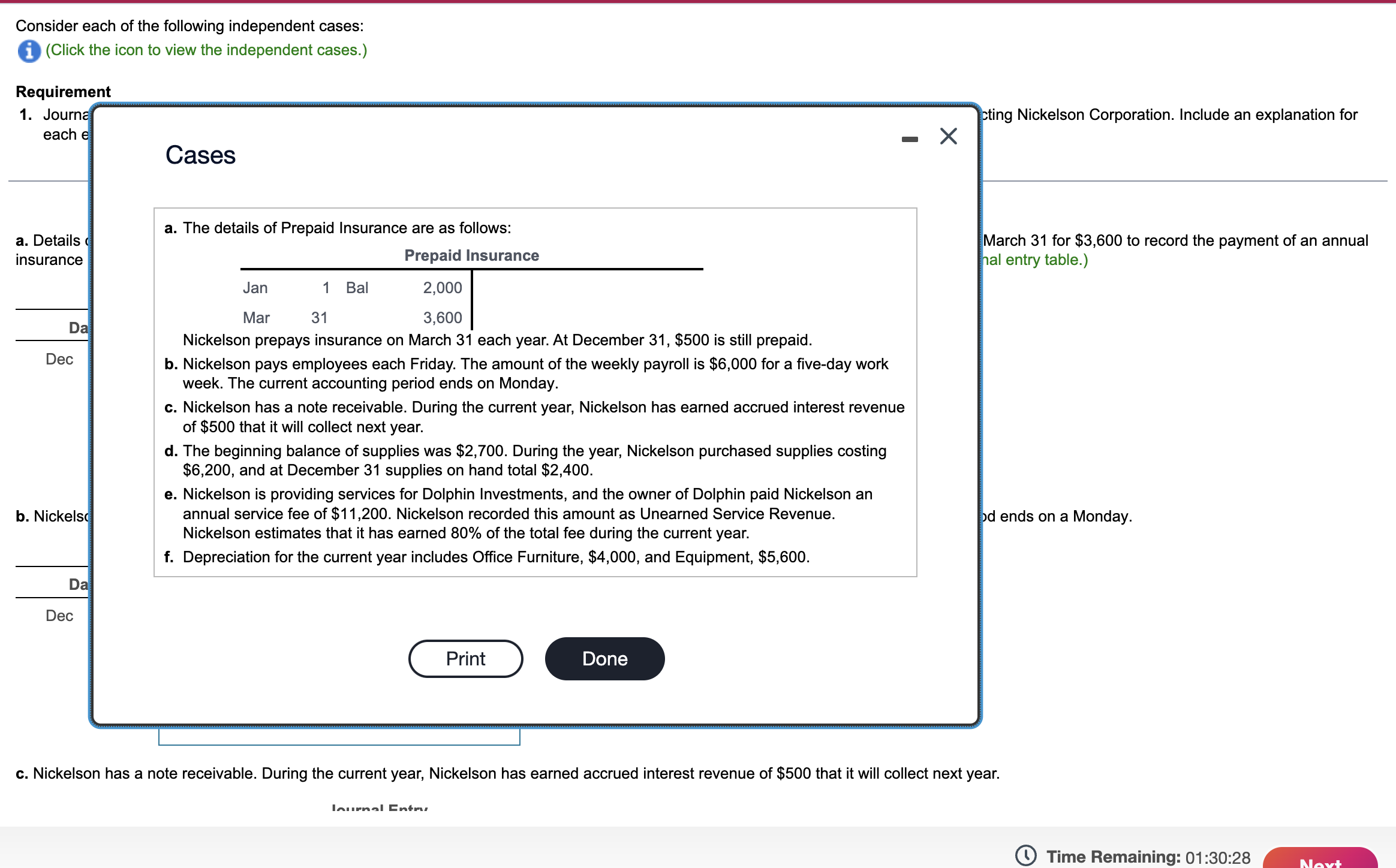 Solved Consider each of the following independent cases: | Chegg.com
