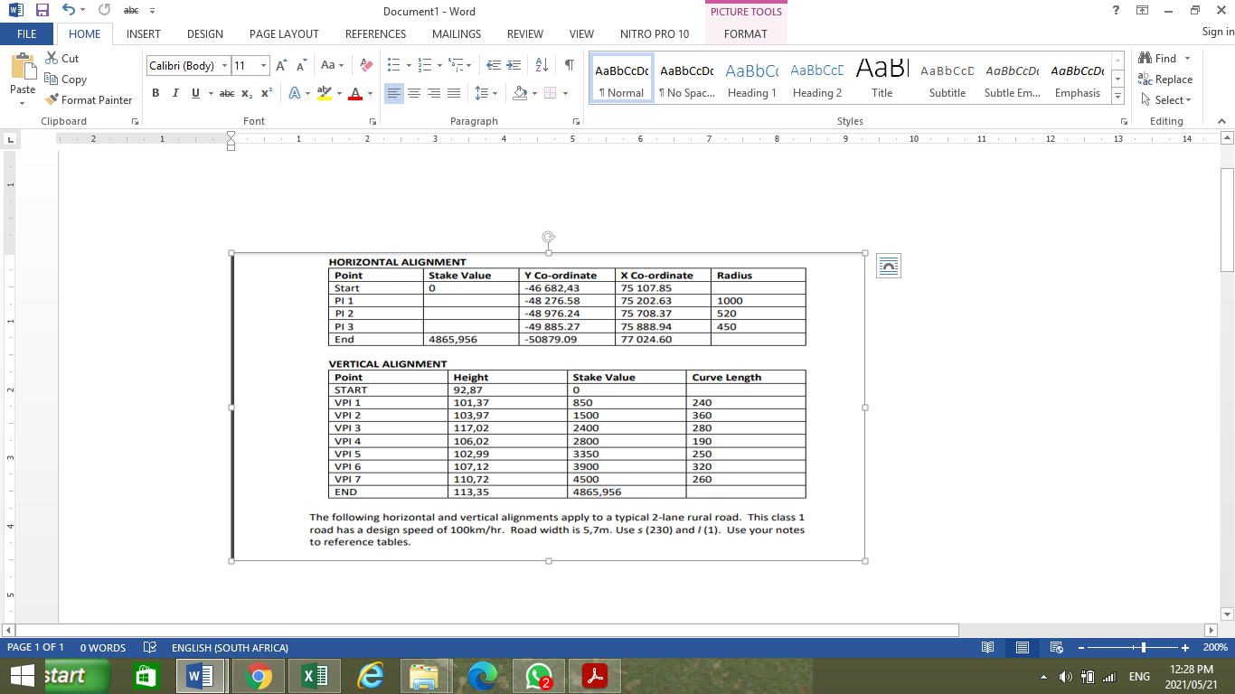 Solved Calcualate the left edge, centre line and right edge | Chegg.com