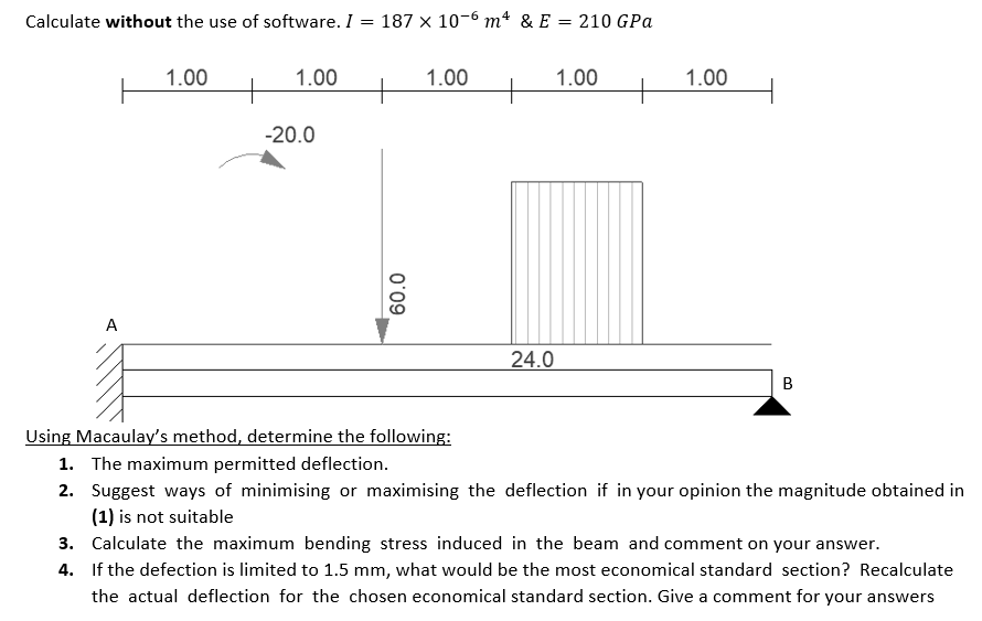 All Forces are in kN and the moments are in kNm. | Chegg.com