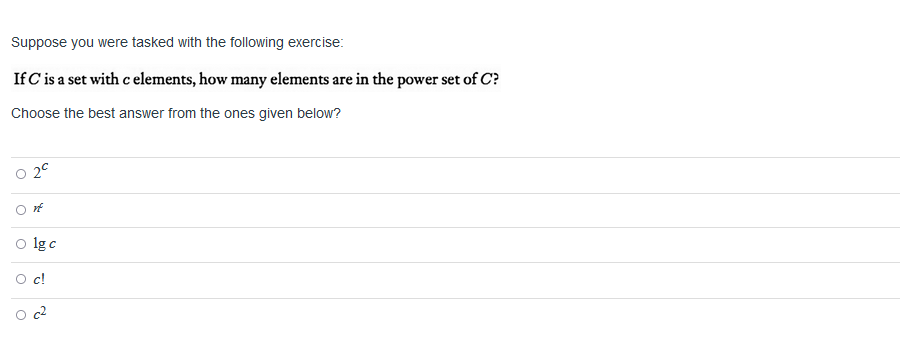 Solved Suppose you were tasked with the following exercise: | Chegg.com