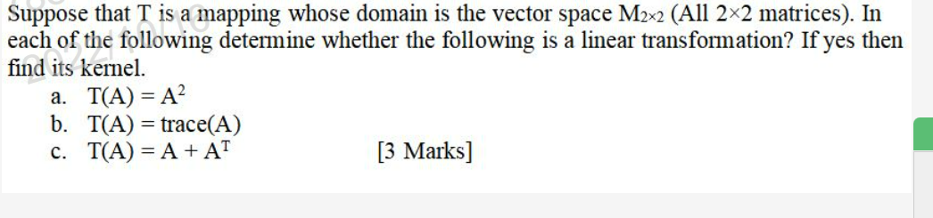 Solved Suppose that T is a mapping whose domain is the | Chegg.com