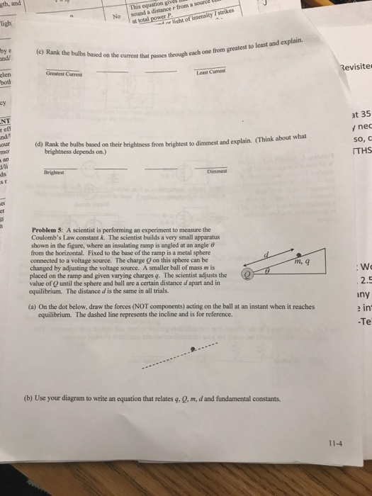 Solved Ap Physics 1 Review Packet 11 Problem 1 Each Chart