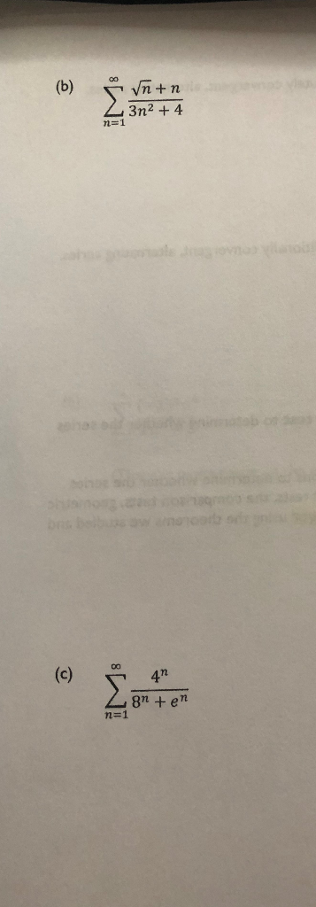 Solved Use the comparison test, the ratio test, or the root | Chegg.com