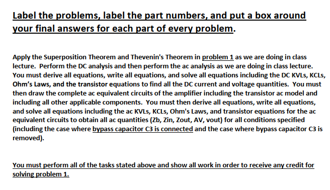 Solved Label the problems, label the part numbers, and put a | Chegg.com