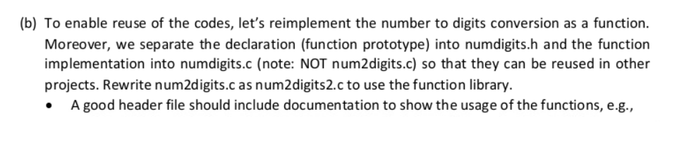 Solved . 1. Big Number Representation All C data types have | Chegg.com