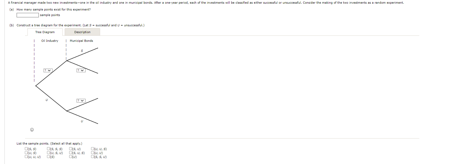Solved (a) How many sample points exist for this experiment? | Chegg.com