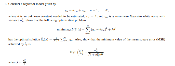 Solved This is from a machine learning course | Chegg.com