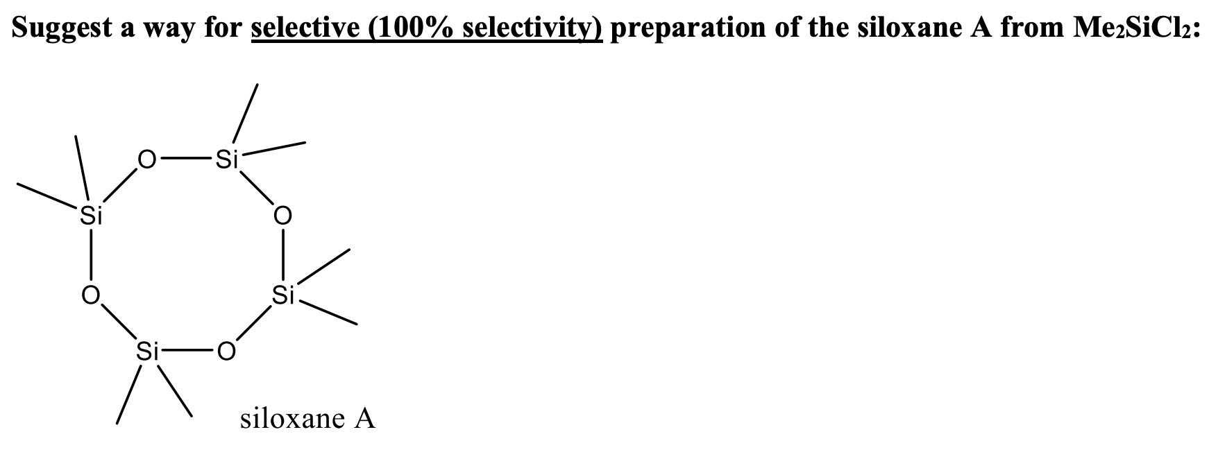 Solved Suggest a way for selective (100% ﻿selectivity) | Chegg.com