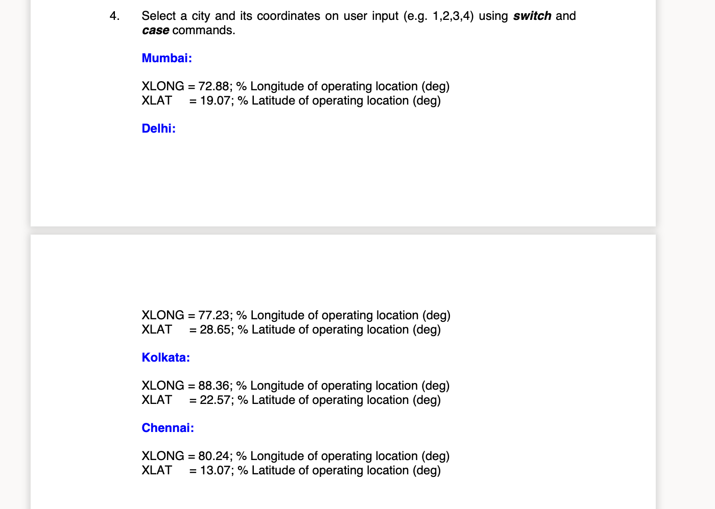 Solved Matlab Question Write A Script And Put All The 