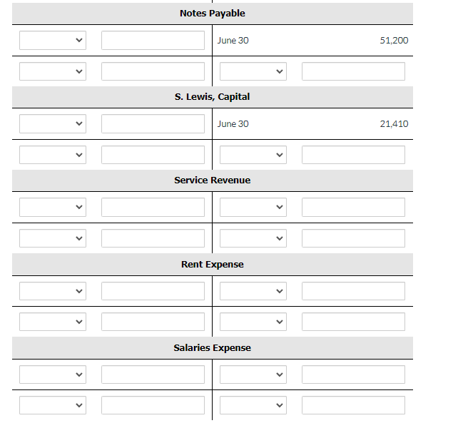 Solved PrepPost the July journal entries. (Post entries in | Chegg.com