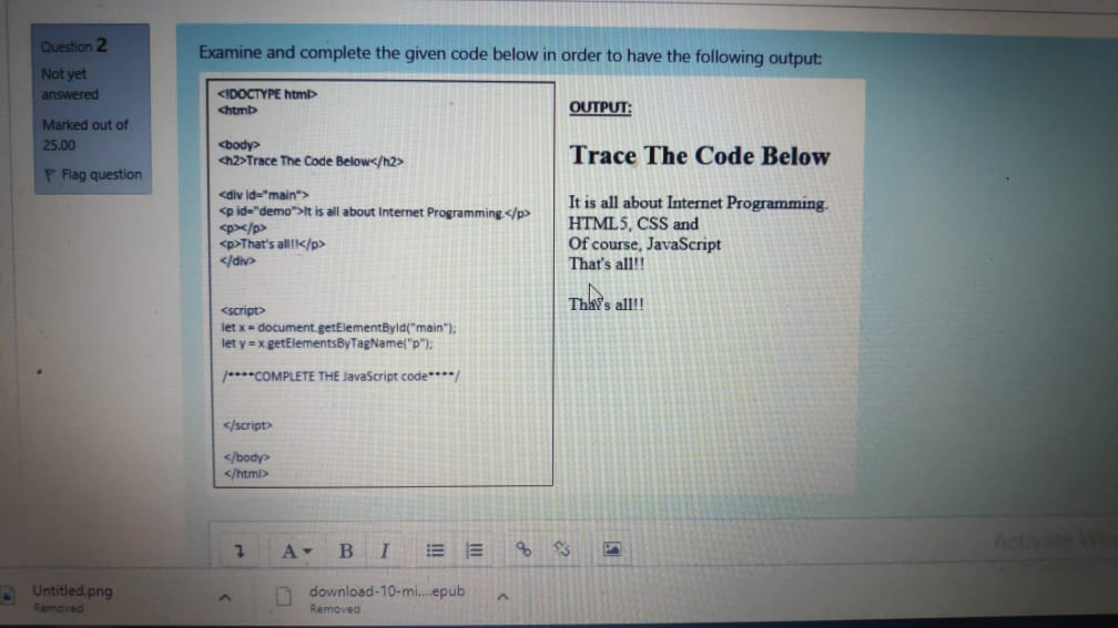 Solved Examine and complete the given code below in order to | Chegg.com