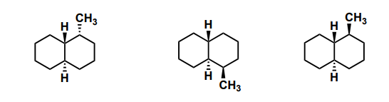 Solved Which of these methyl-substituted trans-decalin | Chegg.com
