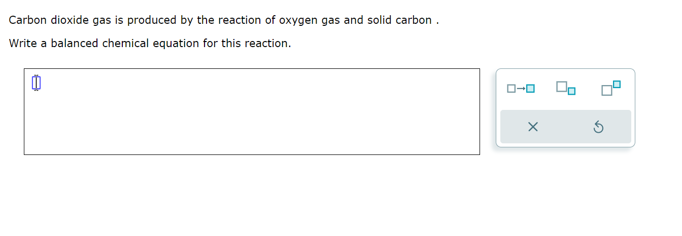 Solved Carbon dioxide gas is produced by the reaction of | Chegg.com