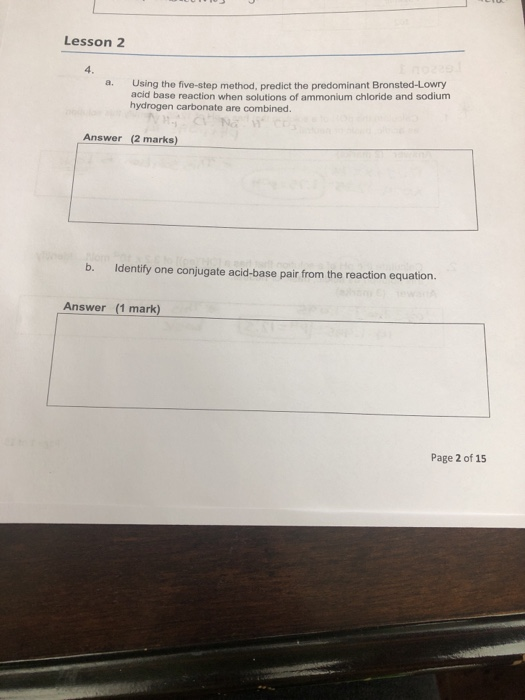 Solved Lesson 2 Using the five-step method, predict the | Chegg.com
