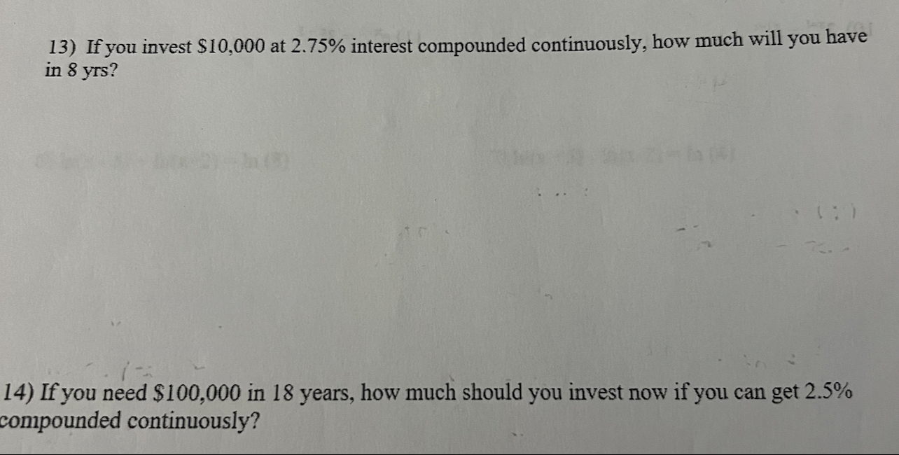Solved Solve the following using the compound interest | Chegg.com
