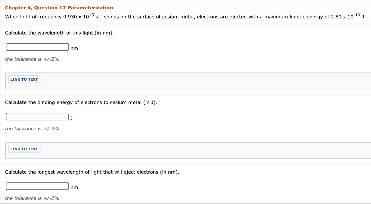 Solved Chapter 4, Question 17 Parameterization When light of | Chegg.com