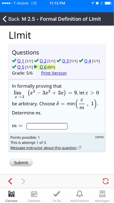 Solved In formally proving that lim x rightarrow 3 (x^3 - | Chegg.com
