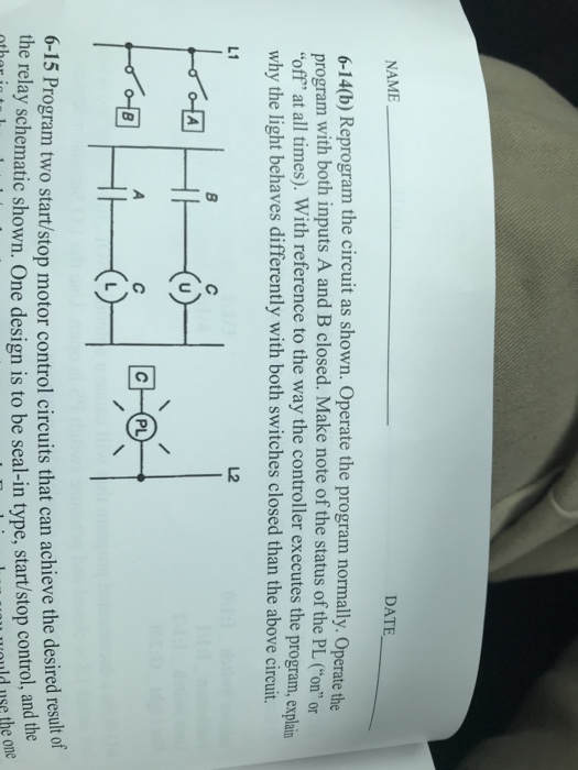 Solved Limit Pressure Switch i: SOL_ 0:2/0 6-14(a) Implement | Chegg.com
