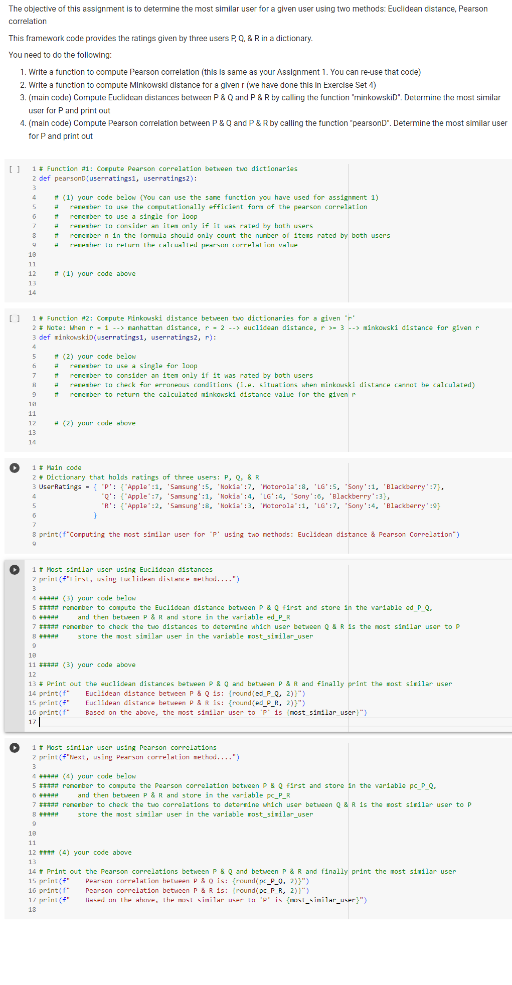 Solved Problem Definition: Let's say we have three users, | Chegg.com