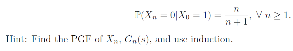 Solved Consider a branching process where the number of | Chegg.com