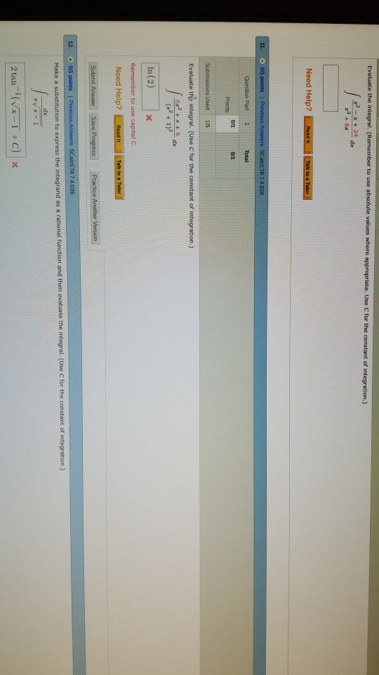 Solved Evaluate the integral. (Remember to use absolute | Chegg.com Solved Evaluate the integral. (Remember to use absolute | Chegg.com