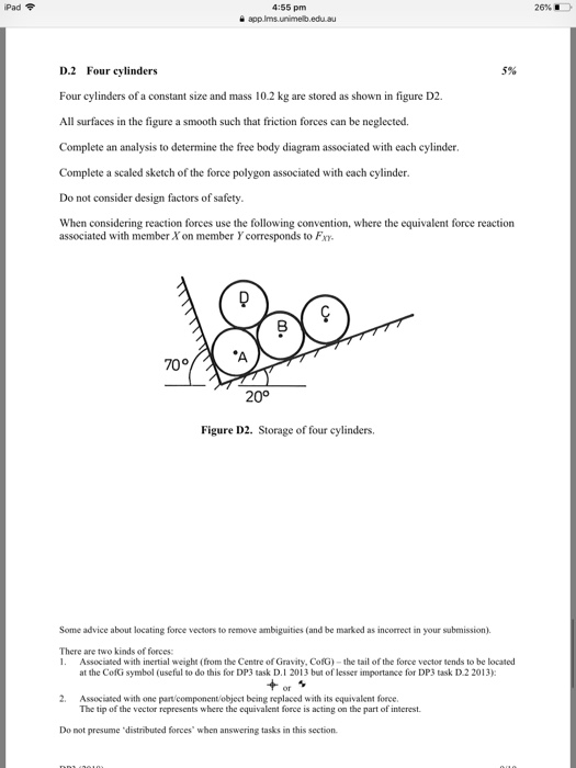 Solved 4:55 pm app lms.unimelb.edu.au Pad 26% . D.2 Four | Chegg.com