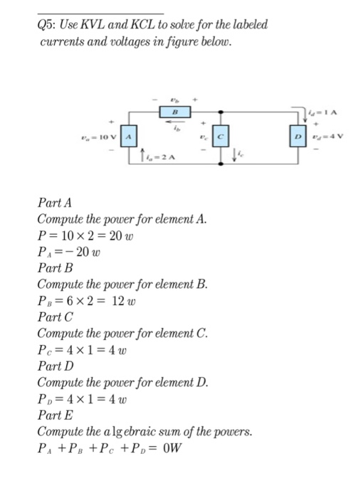 Solved 6.2A Tap image to zoom Part A Compute the power for | Chegg.com