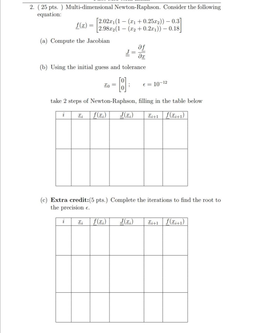 Try to solve all the parts of the above question | Chegg.com