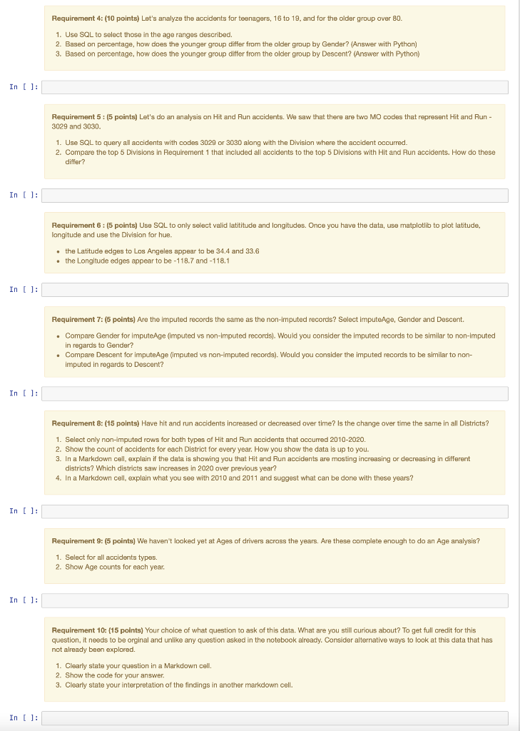 Based on my solutions in requirements 1-3, please | Chegg.com