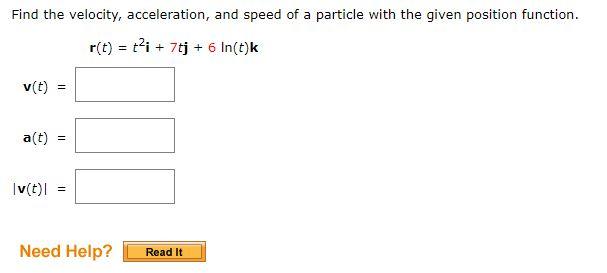 Solved [r'(E) *r"(t)) "(t) Use the formula 1 = to find the | Chegg.com