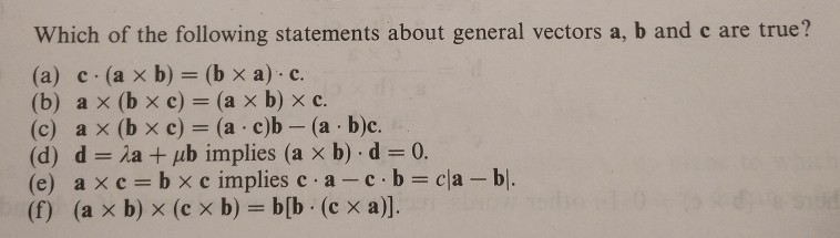 Solved Which of the following statements about general | Chegg.com