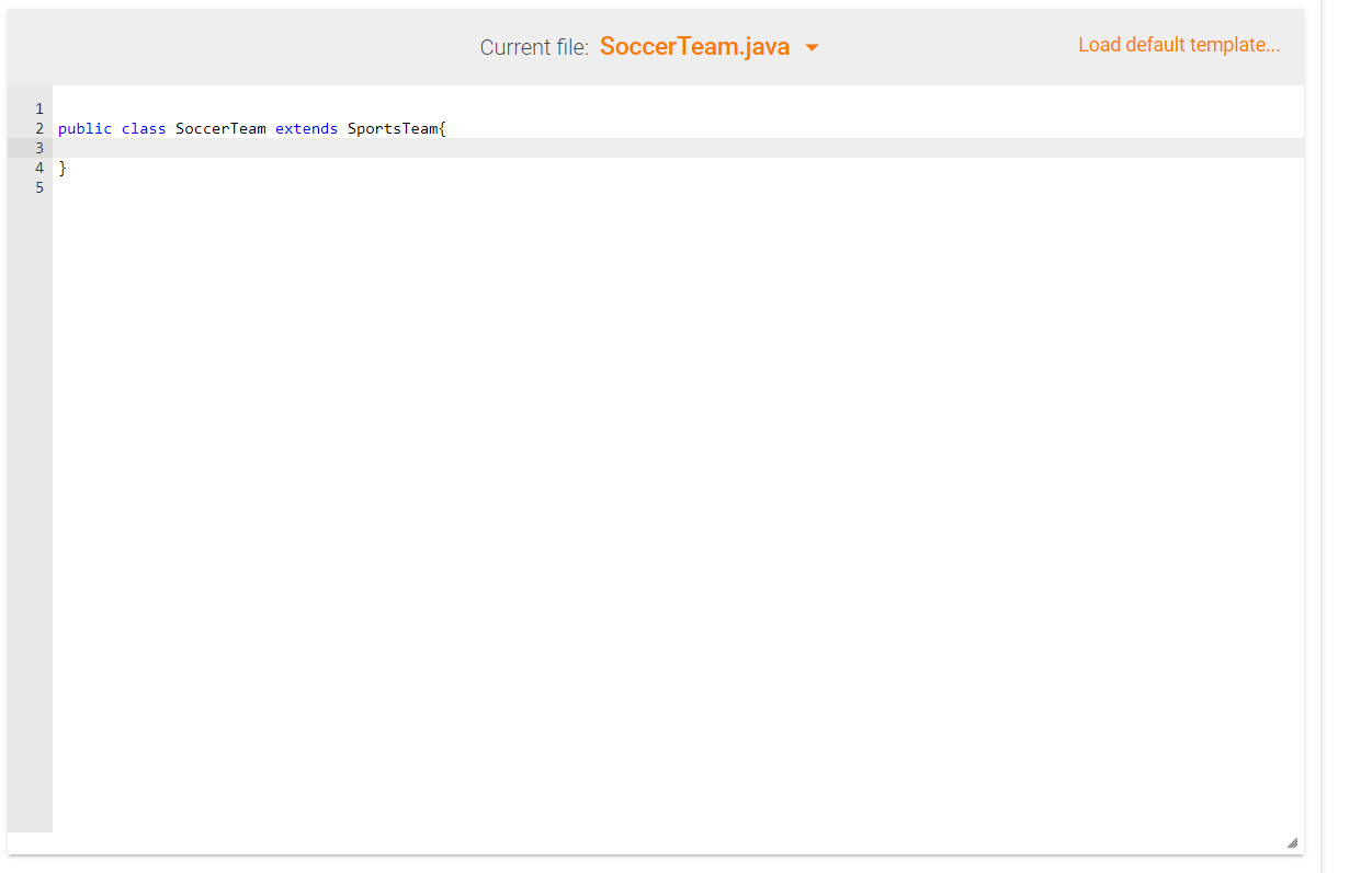 Solved Part 1 - Creating the Sports Team Class (1) Create | Chegg.com