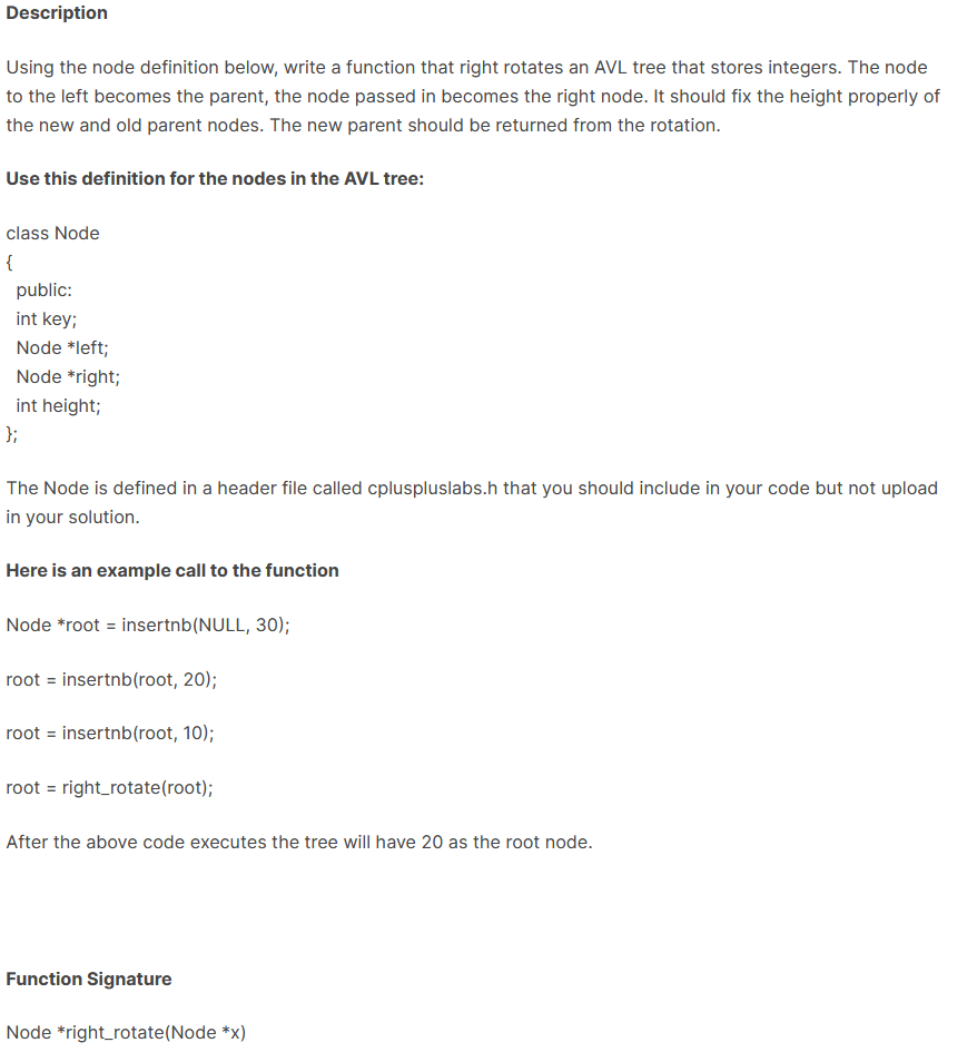 Solved Using the node definition below, write a function | Chegg.com