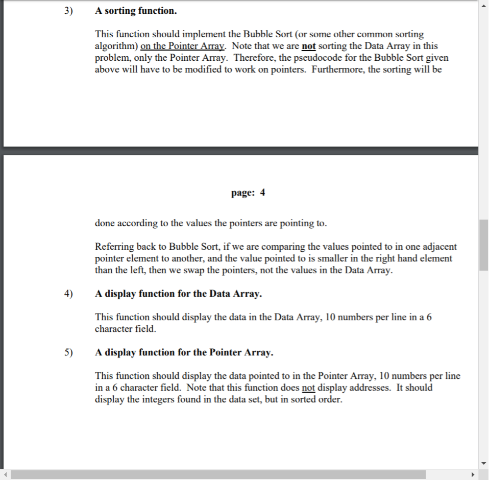 Sometimes we’re given an array of data that we need | Chegg.com