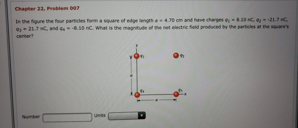 Solved Chapter 22, Problem 007 In the figure the four | Chegg.com