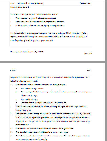Solved Learning Units 1 and 2 At the end of this specific | Chegg.com