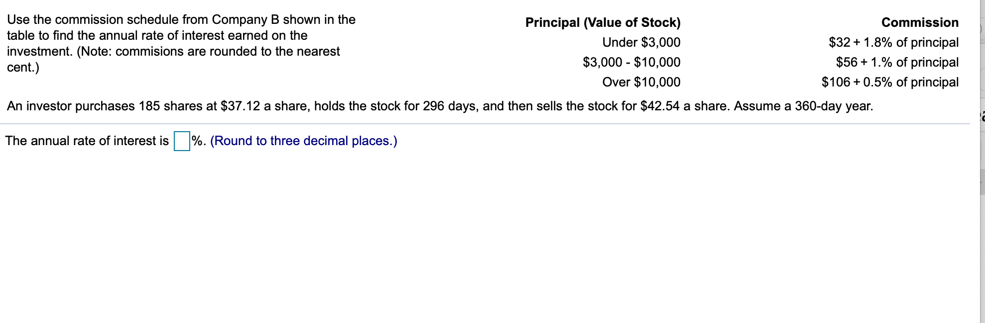 Solved Use the commission schedule from Company B shown in | Chegg.com