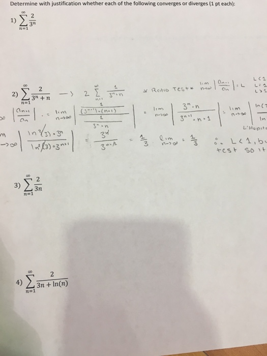 Solved Determine with justification whether each of the | Chegg.com