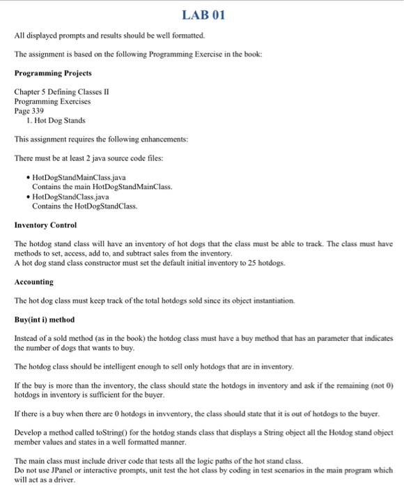 Solved LAB 01 All displayed prompts and results should be | Chegg.com