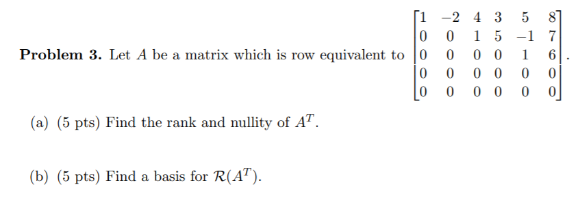 Solved Instructions: Specify all row operations performed in | Chegg.com