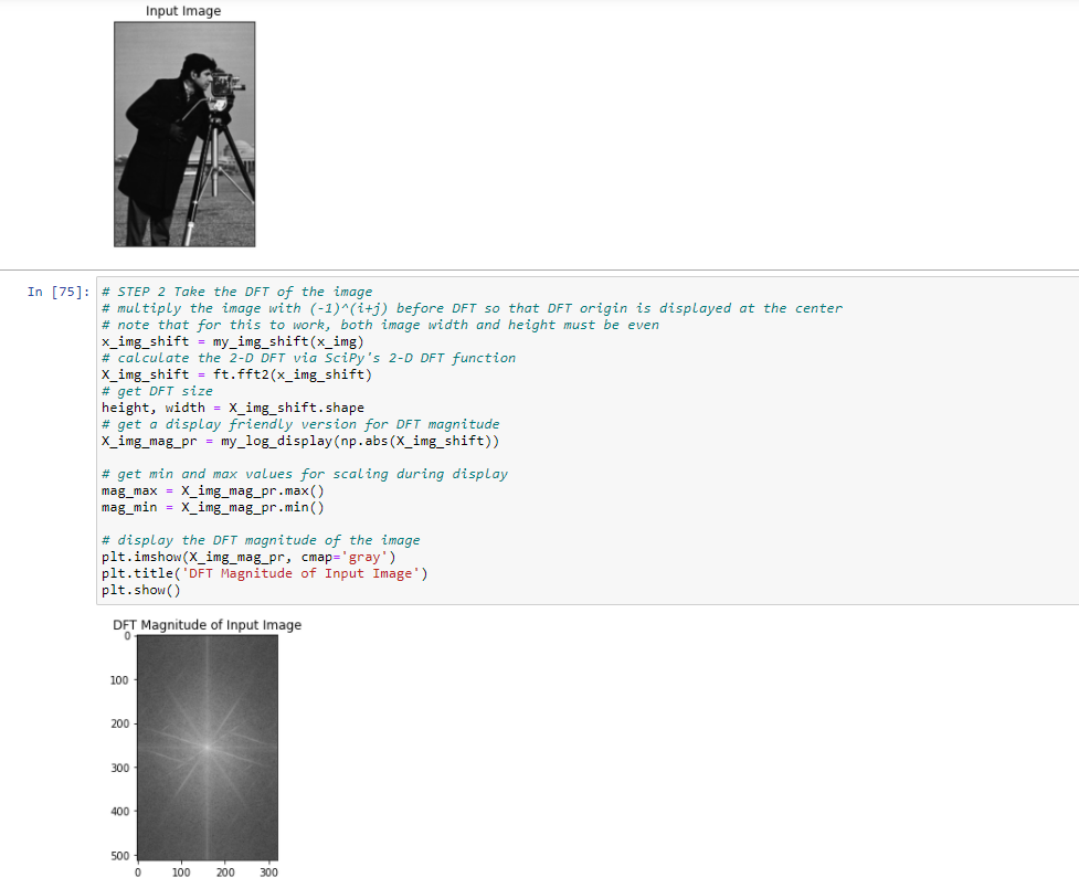 Project 4 - Frequency Domain Processing In this | Chegg.com