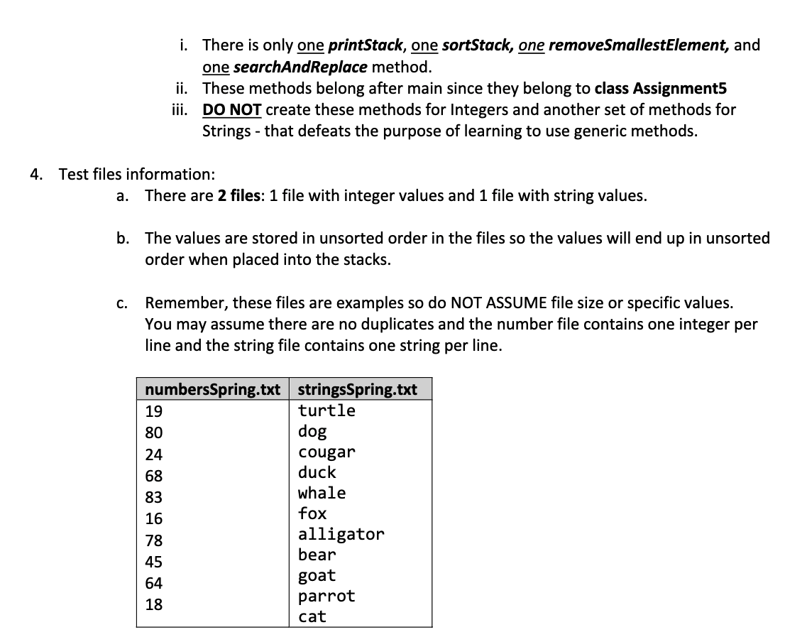 Solved Specifications 1. Create a Java class called | Chegg.com