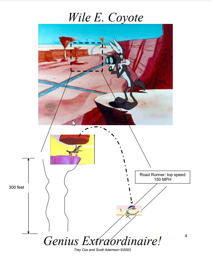 Wile E Coyote Plans