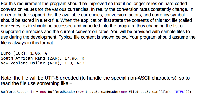 Solved Need help with JAVA File Handling . I've already done | Chegg.com