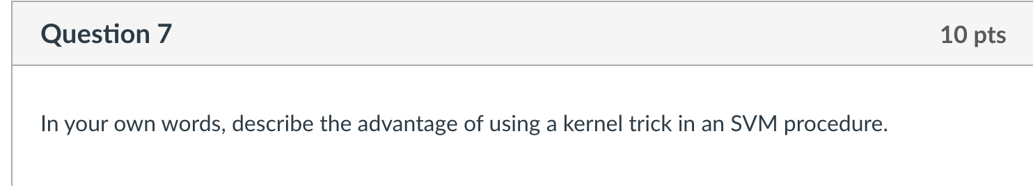 Solved In your own words, describe the advantage of using a | Chegg.com