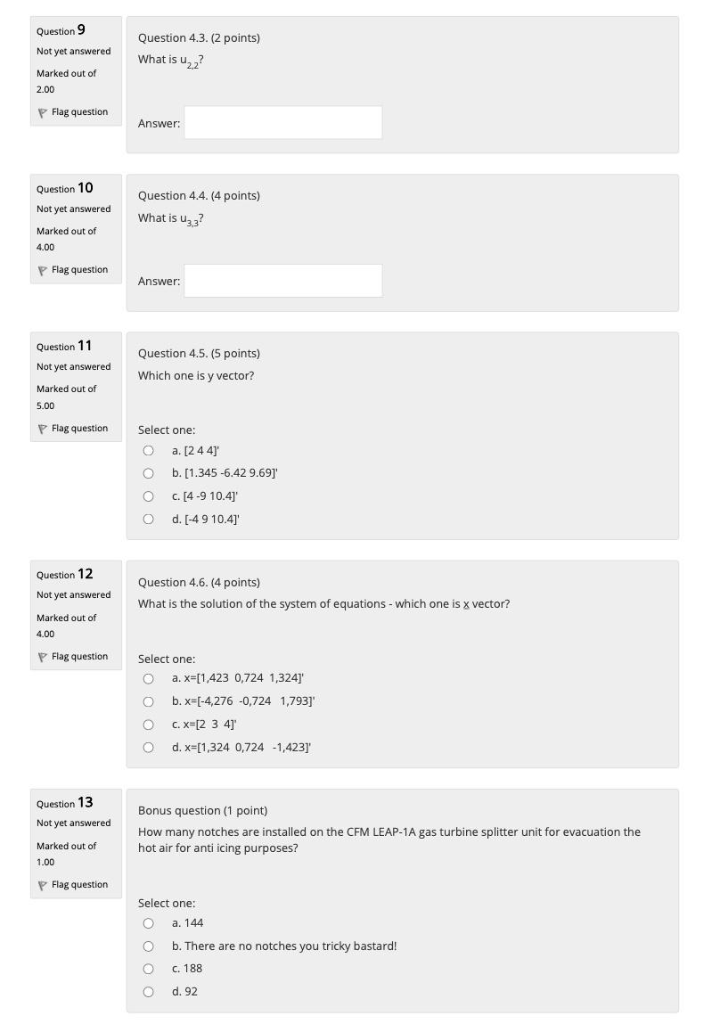 \begin{tabular}{l|l} Question 10 & Question 4.4. (4 | Chegg.com