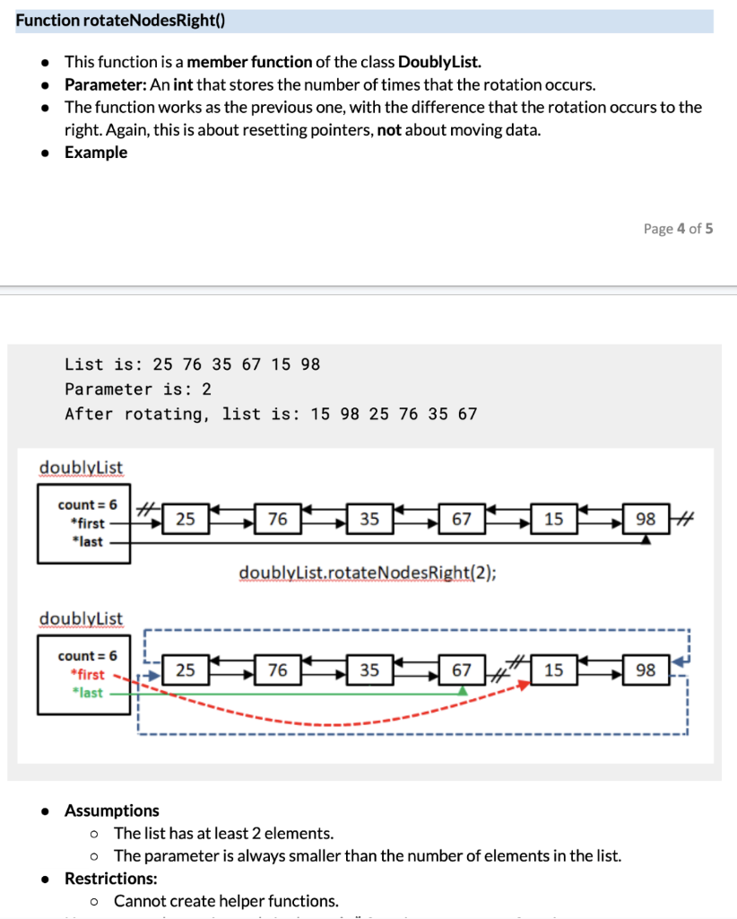Solved DoublyList.cpp: #include "DoublyList.h" using | Chegg.com